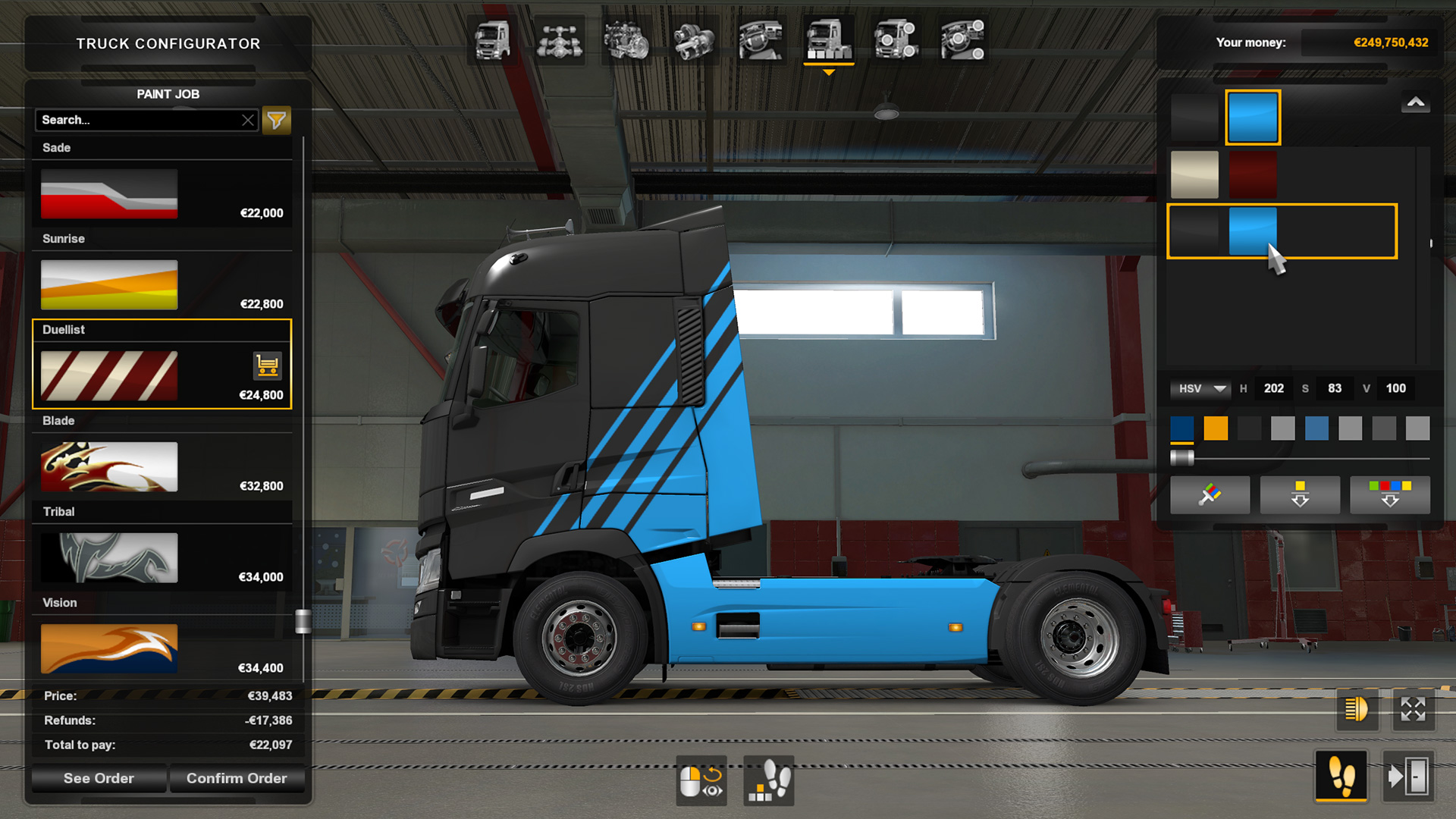 SCS Software's blog: ETS2: Super Stripes Paint Jobs Pack