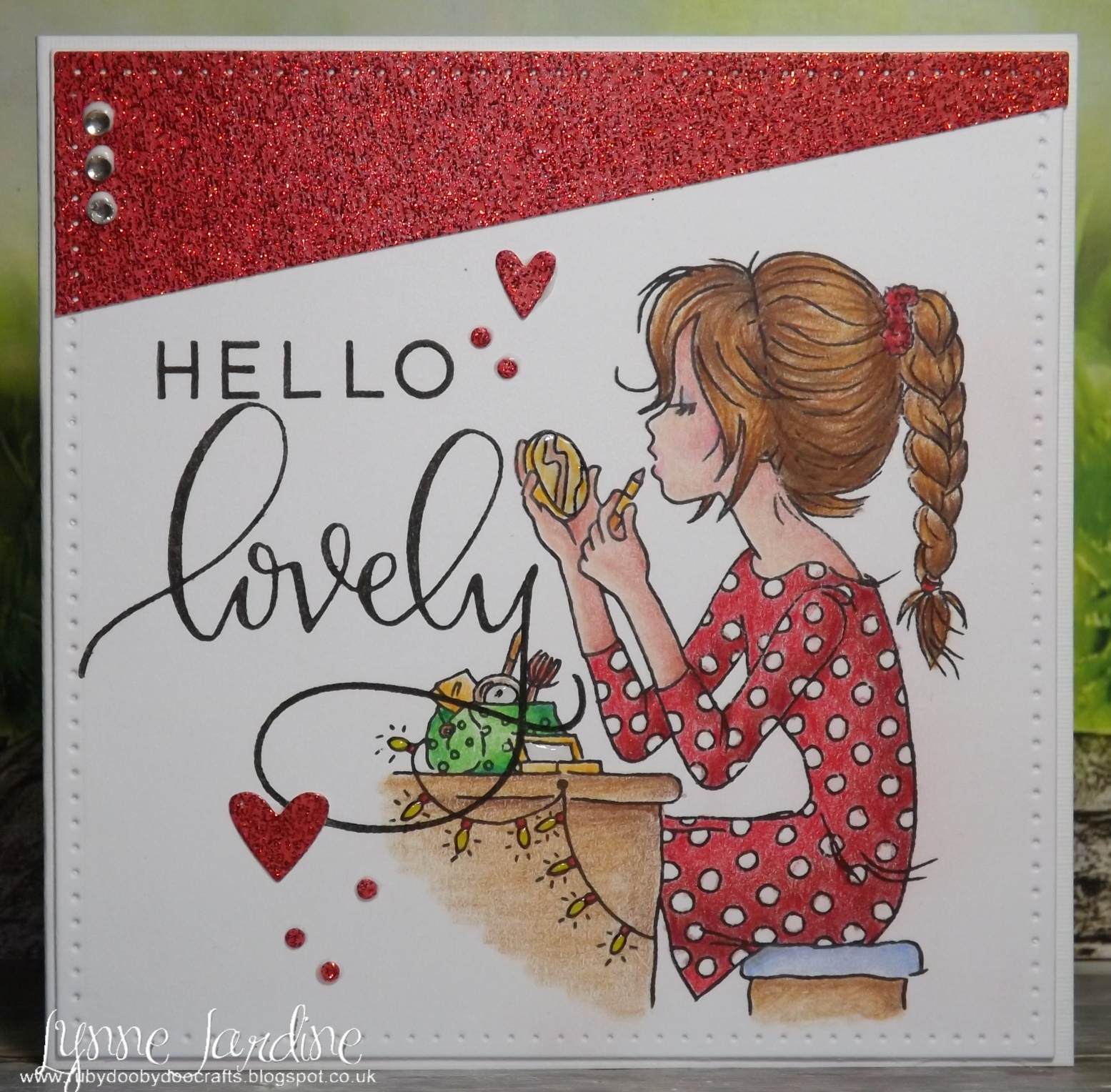 Ruby-Dooby-Doo Crafts: Lady in Red