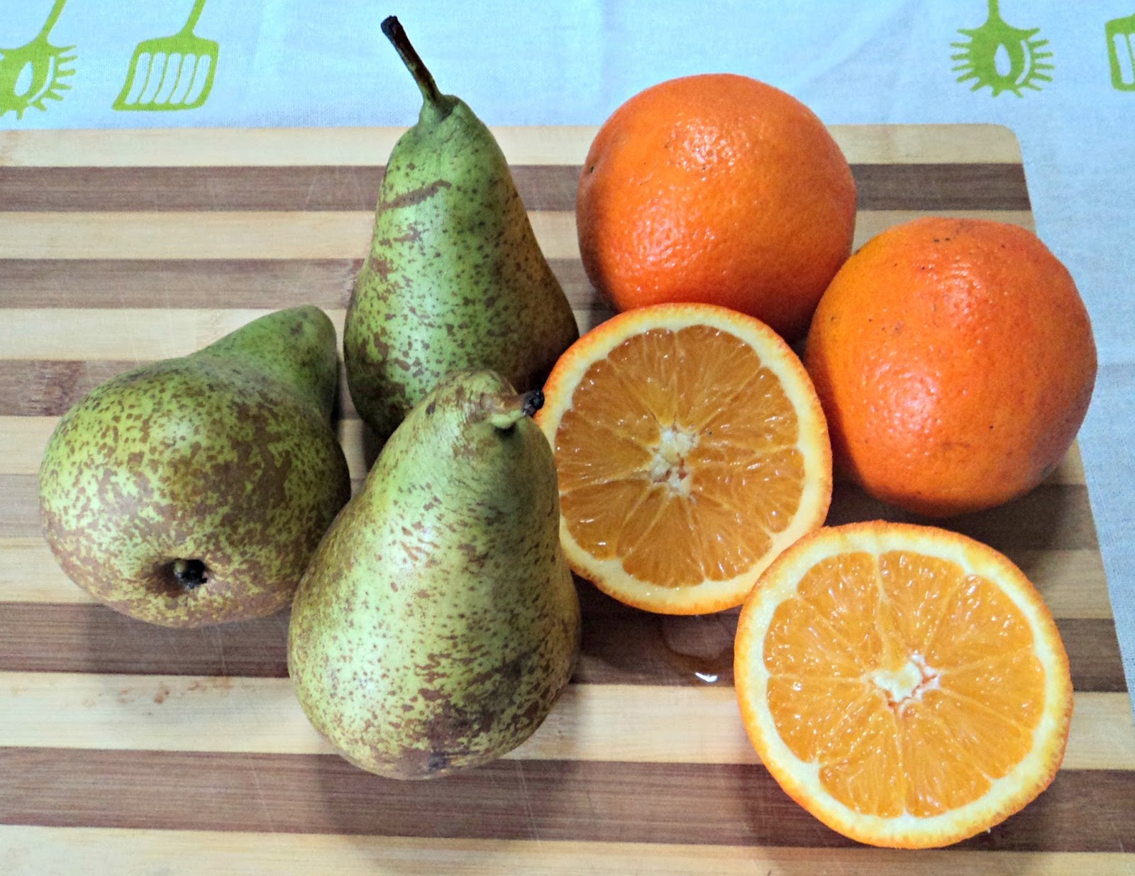 blogmiren: Peras con salsa de zumo de naranja