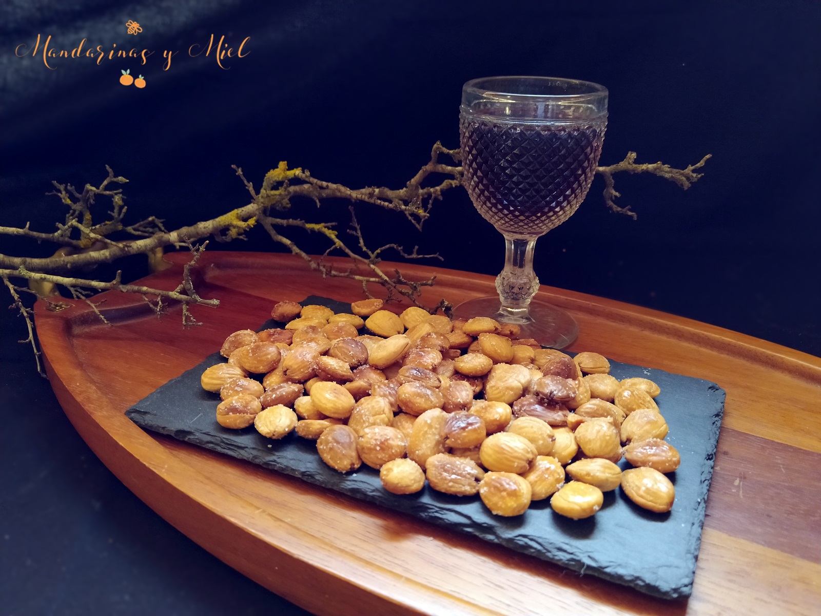 Almendras Marcona fritas | Mandarinas y miel