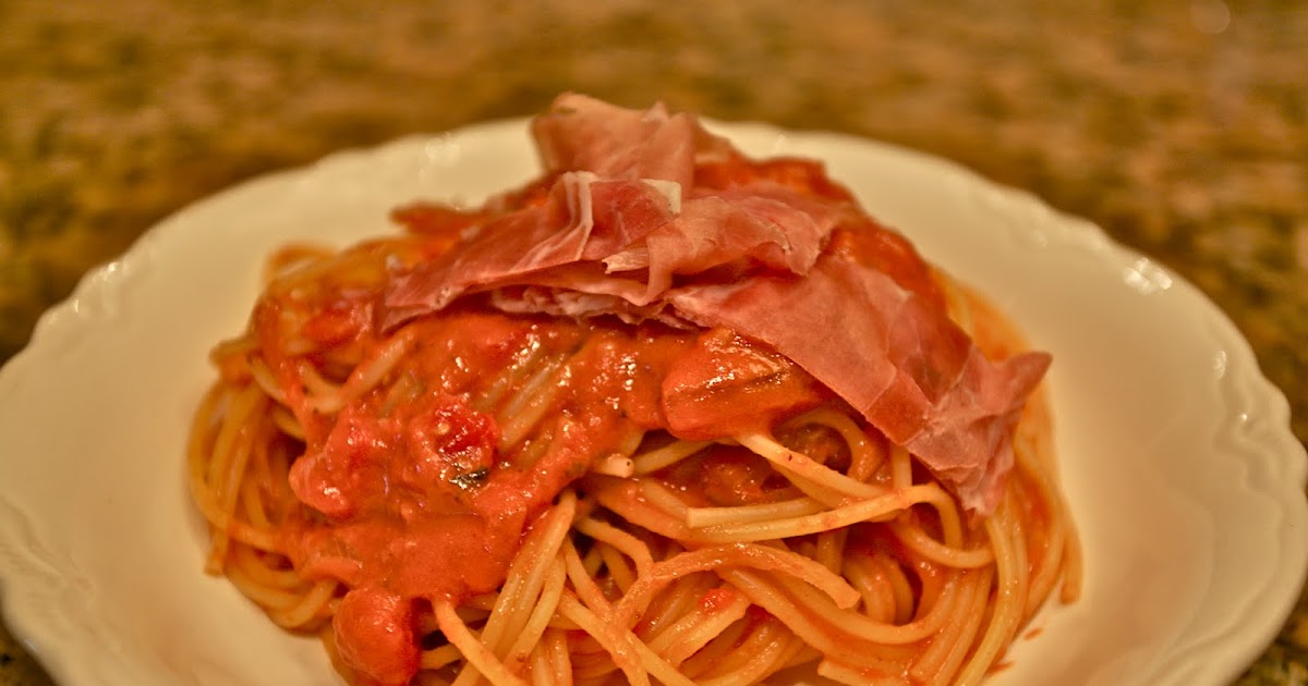 Spaghetti with Prosciutto