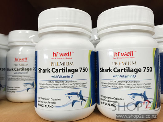 shop2u.co.nz: [SHOP2U] Hi Well Shark Cartilage 750 100caps / joint health