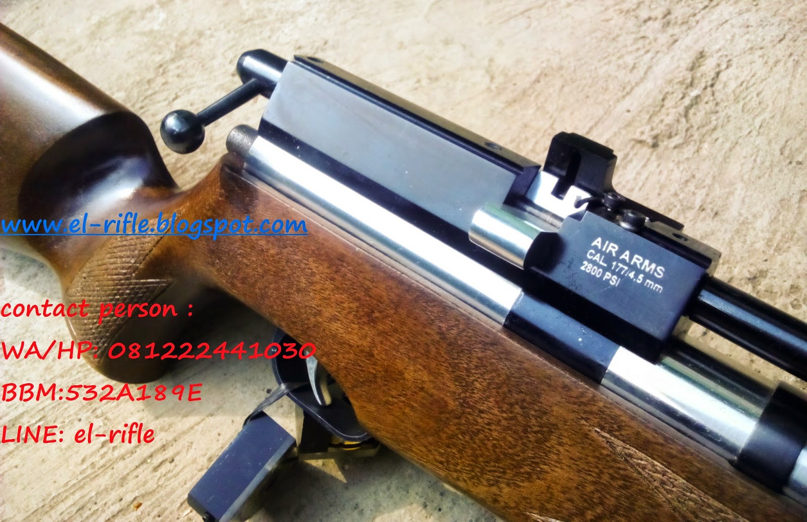 MODEL SENAPAN ANGIN: Senapan pcp AirArm S410 Stenlis