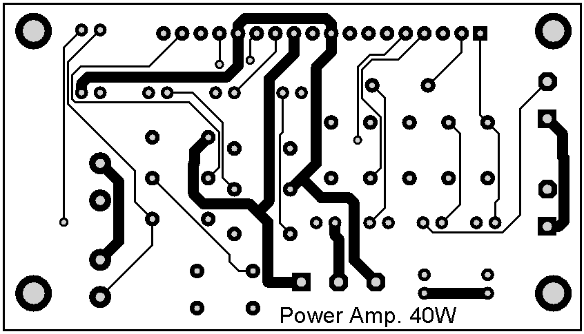 Power Amplifier 40W Stereo Yang Diperkuat 1 Buah IC STK4132 (Include ...