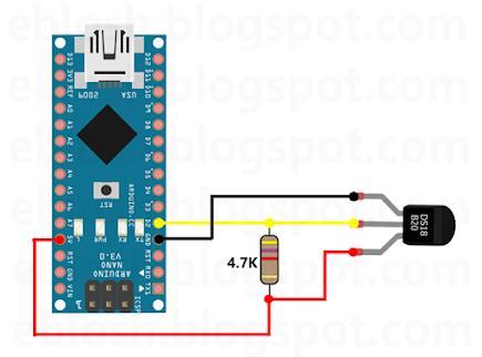 Arduino - Menampilkan Nilai Sensor DS18B20 ~ Enda's Blog - Share