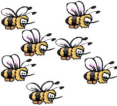 Animation Bundle: Animated Honey Bees Performing Their Routine Life ...