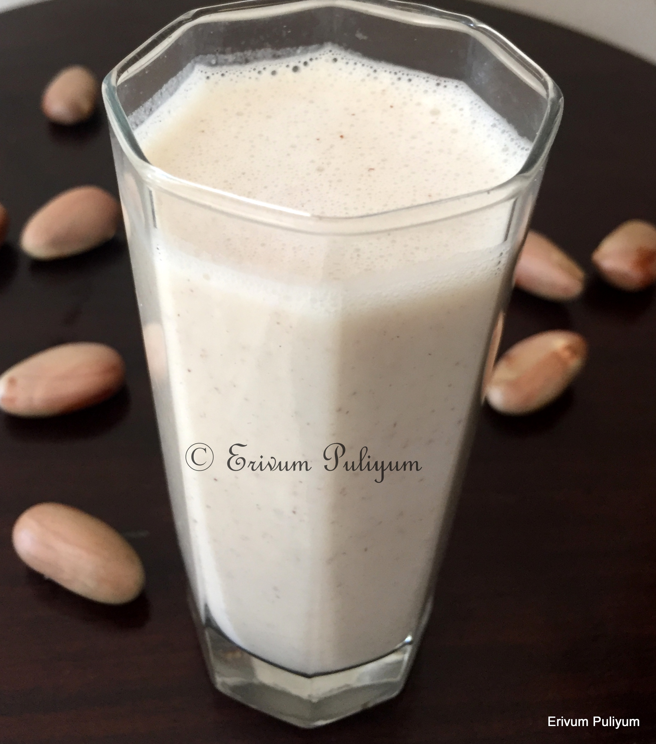 Erivum Puliyum: Chakkakuru Milk Shake | Jackfruit Seeds Shake ~ Step by Step Pics