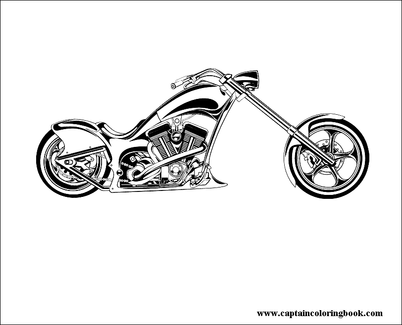 Cool Choppers Coloring Pages Coloring Pages