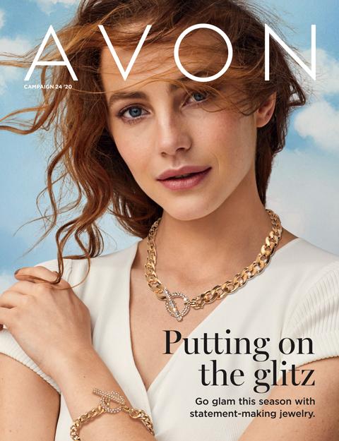 AVON Brochure Flyer Campaign 24 2020 - Putting On The Glitz! - "Team ...