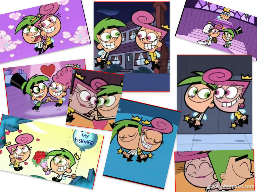 Parejascity love: cosmo y wanda pareja de los padrinos magicos