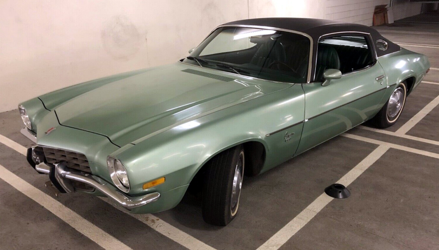 Just A Car Guy: 1973 Camaro with "opera" windows?? I've never seen this ...