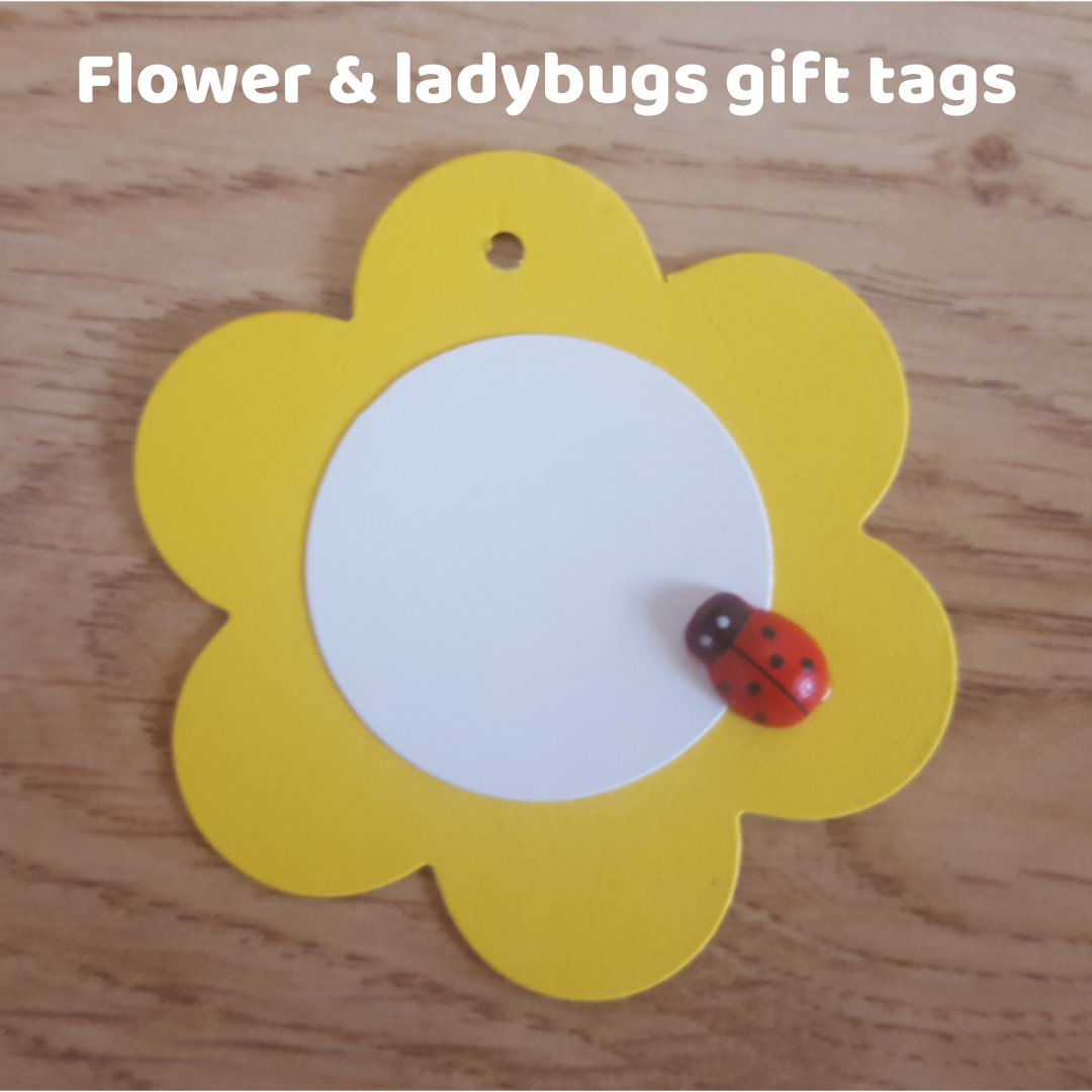 Flower & ladybugs gift tags |Keeping it Real