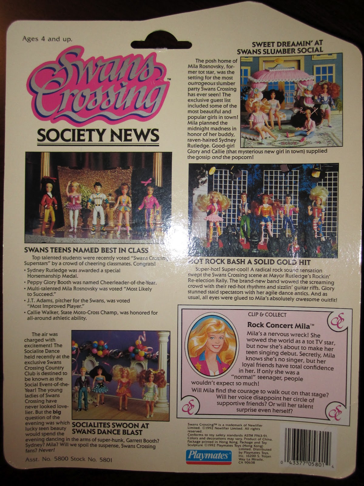 Diary of a Dorkette: Toy Chest Tuesday! Swans Crossing