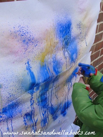 Sun Hats & Wellie Boots: Spray Paint for Toddlers