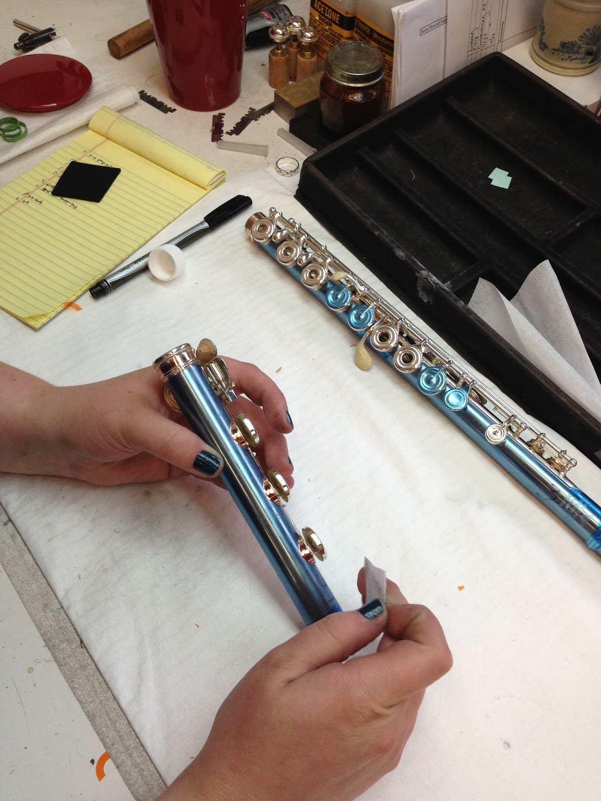 Flute Builder : A Clean "Swipe"