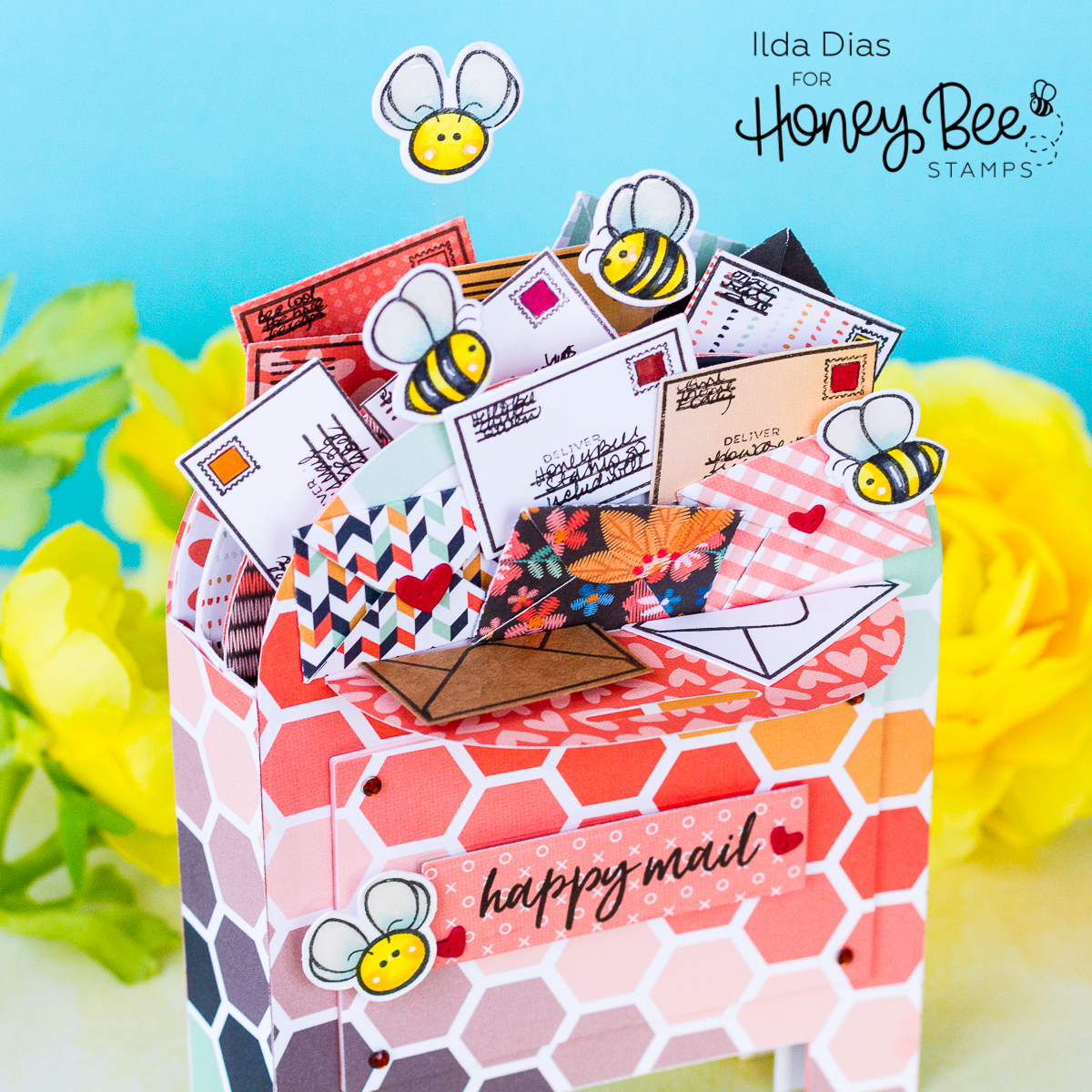 I Love Doing All Things Crafty: Happy Mail Just Beecause | 3D Post Box ...