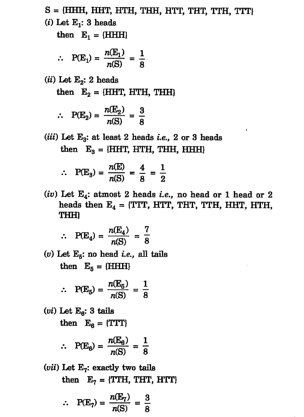 Probability class 11 math - Studypur