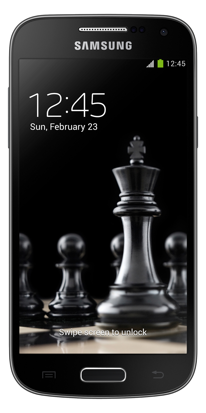 Samsung Galaxy S4 and Galaxy S4 Mini Black Editions with faux leather ...