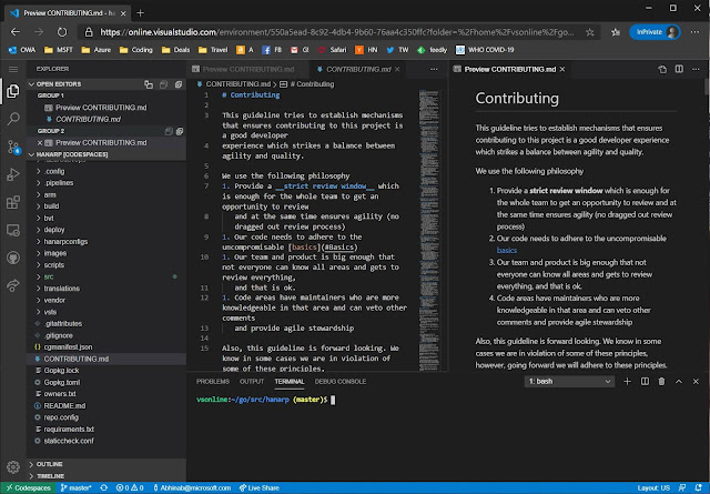 Bong Geek - Abhinaba Basu: Using Visual Studio Codespaces