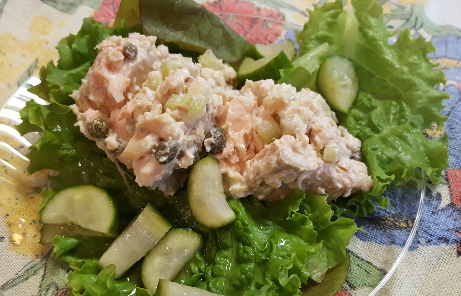 Klip's Joint: Salmon Jammin' Evening: A Summery Seafood Salad