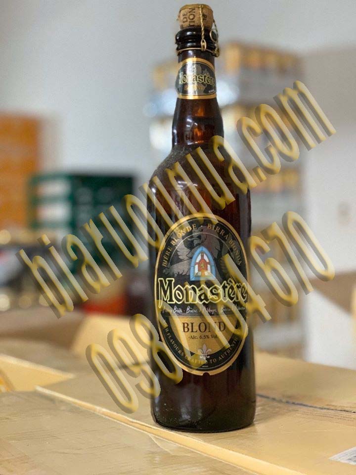 Bia Monastere Blond 6.5% thùng 24 chai 330ml