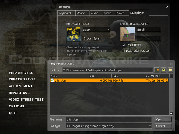 Counter-Strike: Source Tips and Tutorials: How to Install Custom Sprays ...