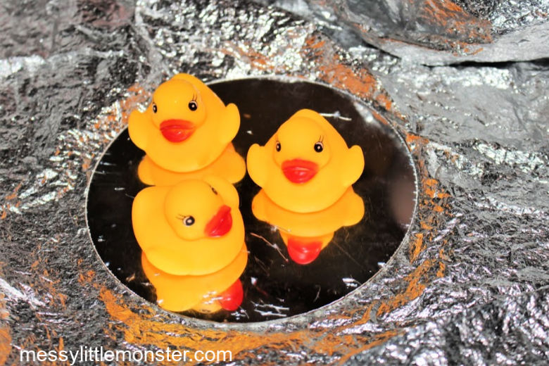 5 little ducks water play activity for babies - Messy Little Monster