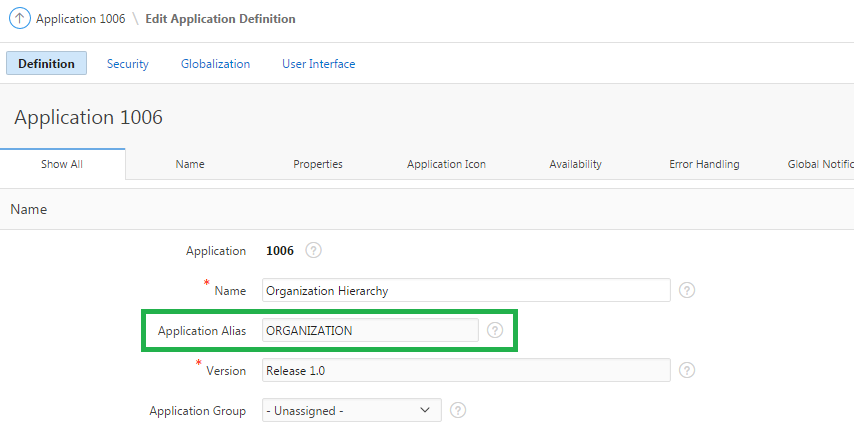Oracle APEX - Application Alias [APP_ALIAS]