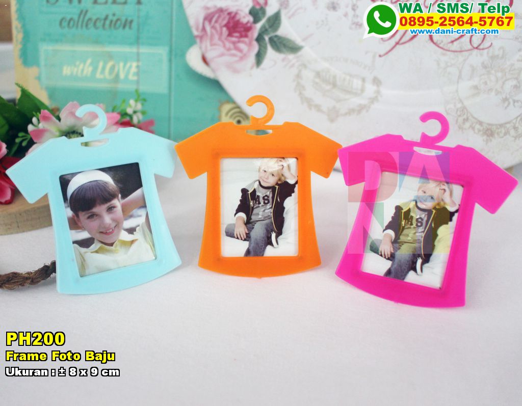 Frame Foto Baju | Souvenir Pernikahan