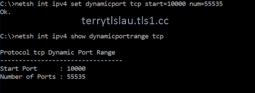 Terry L u s Blog Check And Update Tcp Dynamic Port Range terry-l-u-s-blog-check-and-update-tcp-dynamic-port-range