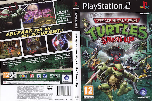 squer's TMNT Collection: 2009 PS2 TMNT SMASH-UP (PAL)