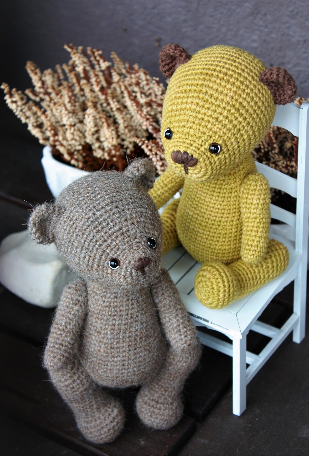 Happyamigurumi: Amigurumi Jointed Teddy Bear Villem and Marta: New ...