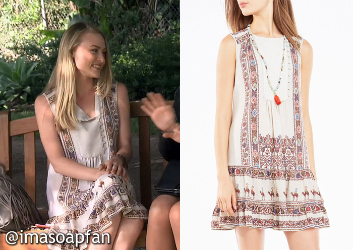 Kiki Jerome's Tapestry Print Swing Dress - General Hospital, Season 54 ...