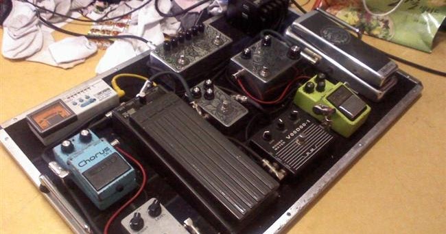 물론 페달들... Moollon Distortion, SLO201 Overdrive ~ Yeom Min Yeol MoogFuzz