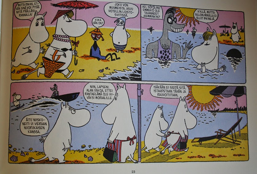 Lukemisia lapsille ja myös lasten vanhemmille: Muumiperhe Rivieralla ...