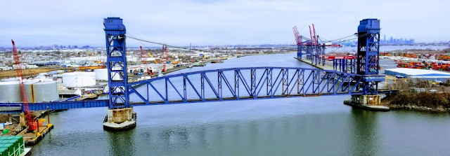 Industrial History: CRCX/B&O Arthur Kill 558' Lift Bridge, World's ...