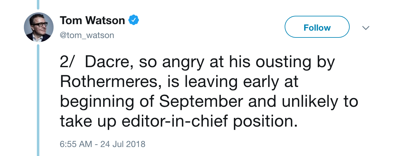 Zelo Street: The Resurrection Of Paul Dacre