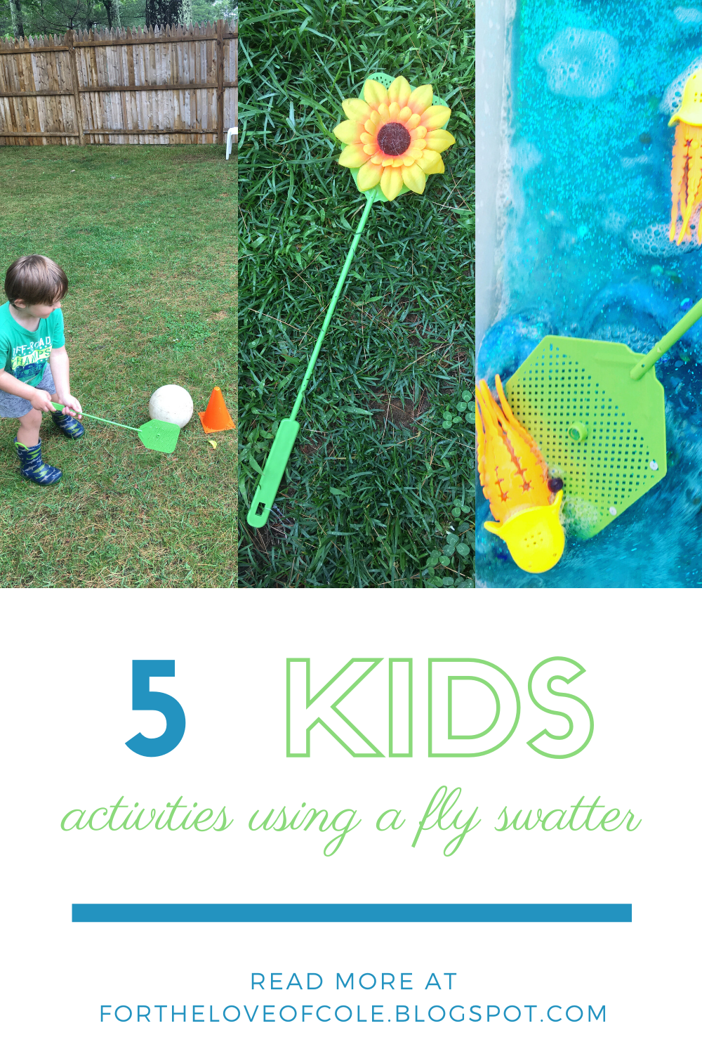 5 Kids Activities using a $1 Fly Swatter