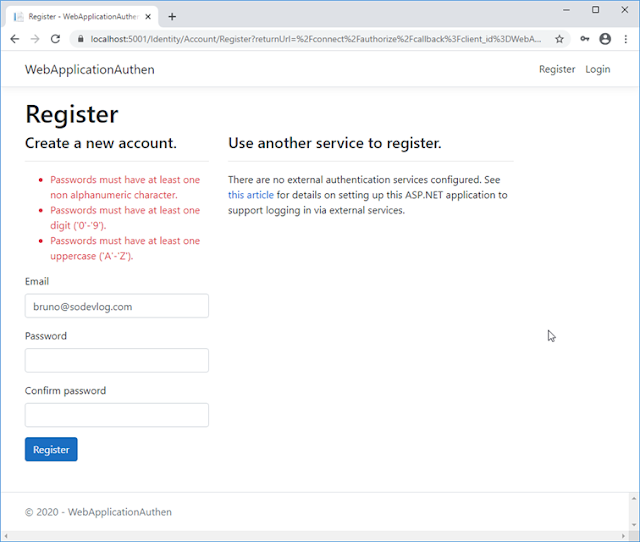 Asp C Authentification Dans Les Applications Asp Core And Angular