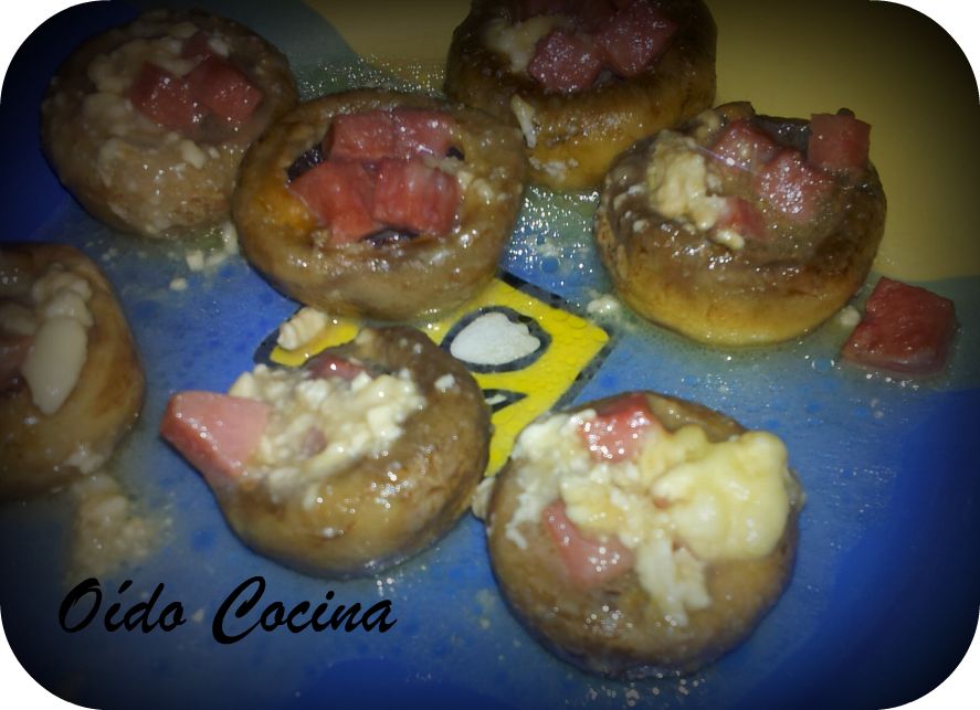 Oído cocina de Ana Bugatto: Pincho de champiñones rellenos de queso de ...