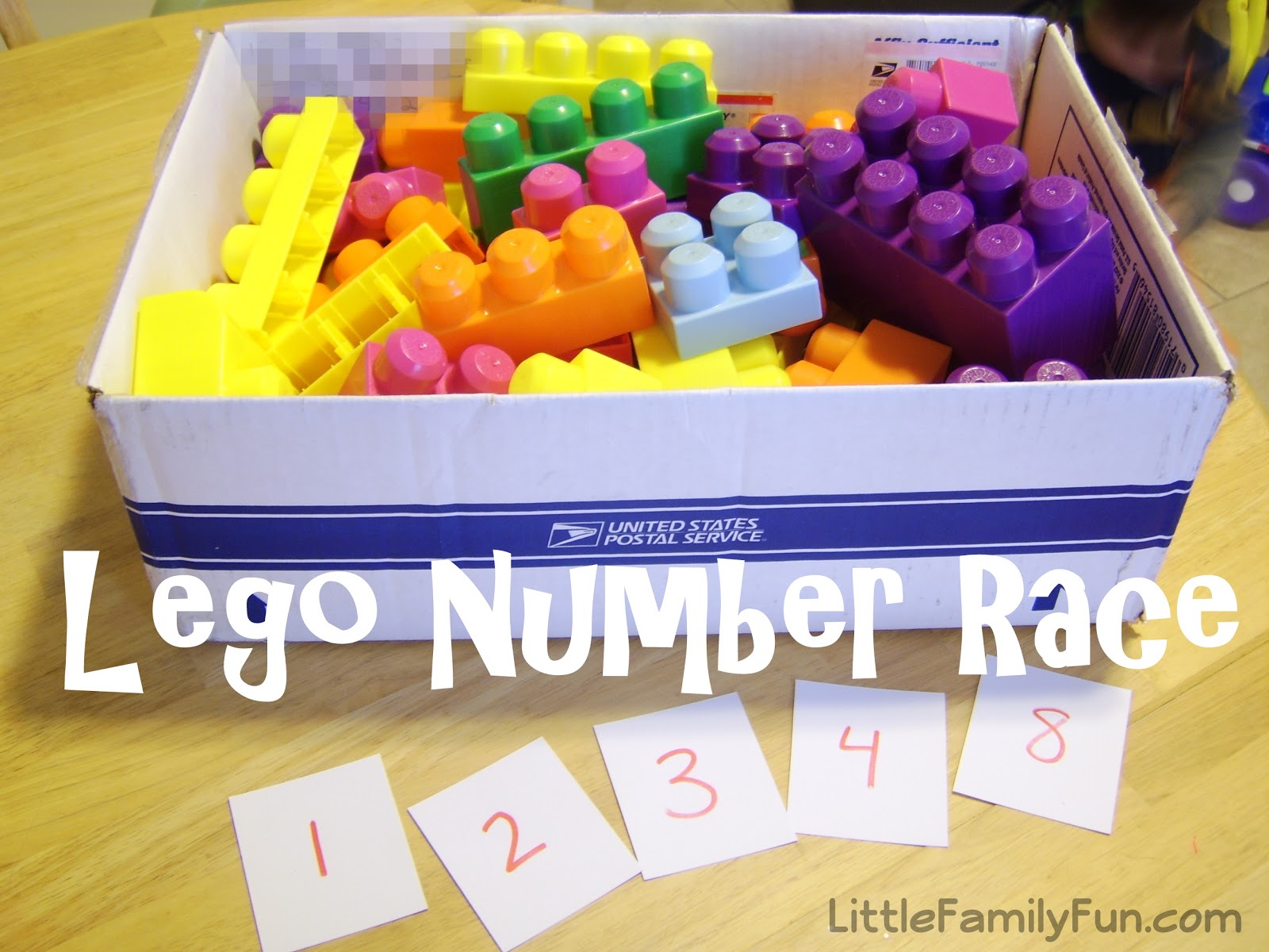 Little Family Fun: Lego Number Race