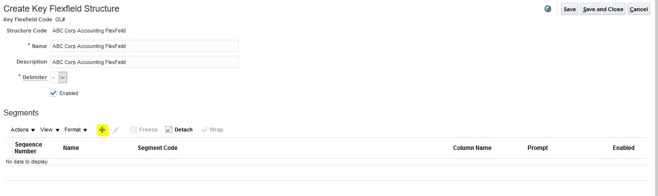 Oracle Application's Blog: How to create key flexfield in oracle fusion