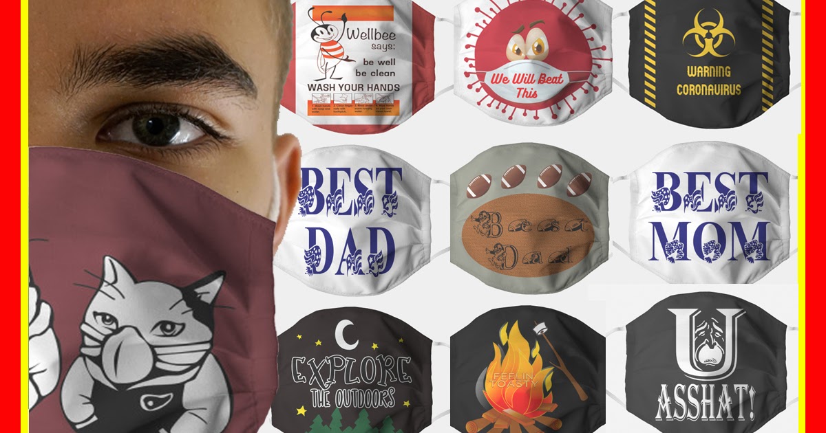 Gifts You Treasure: Cloth Face Masks on TeePublic by Sandyspider