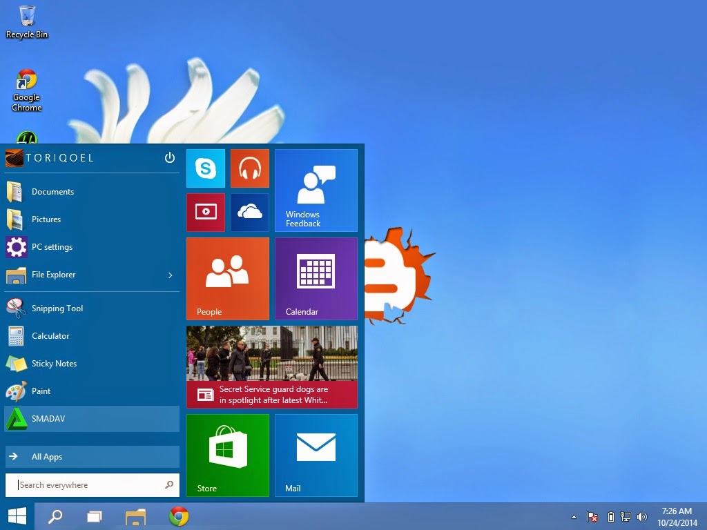 Tentang Windows 10 Technical Preview - thoriq blog