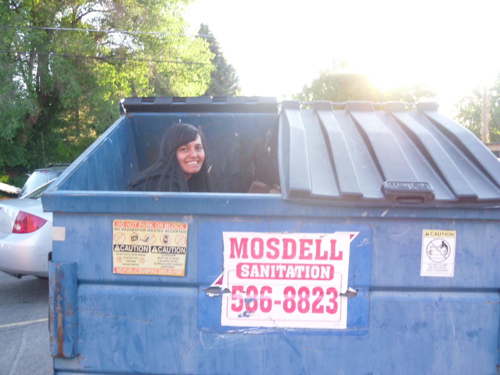 Summer Cedar Adventures: Day 15: Dumpster Diving
