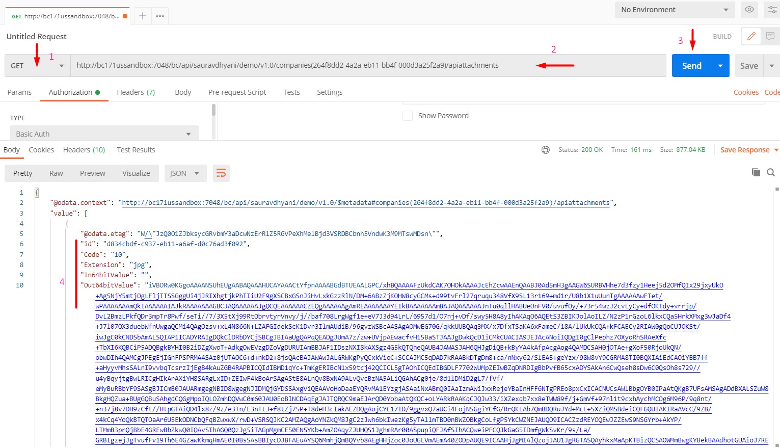 #msdyn365bc - Test Base64 Conversion via API?