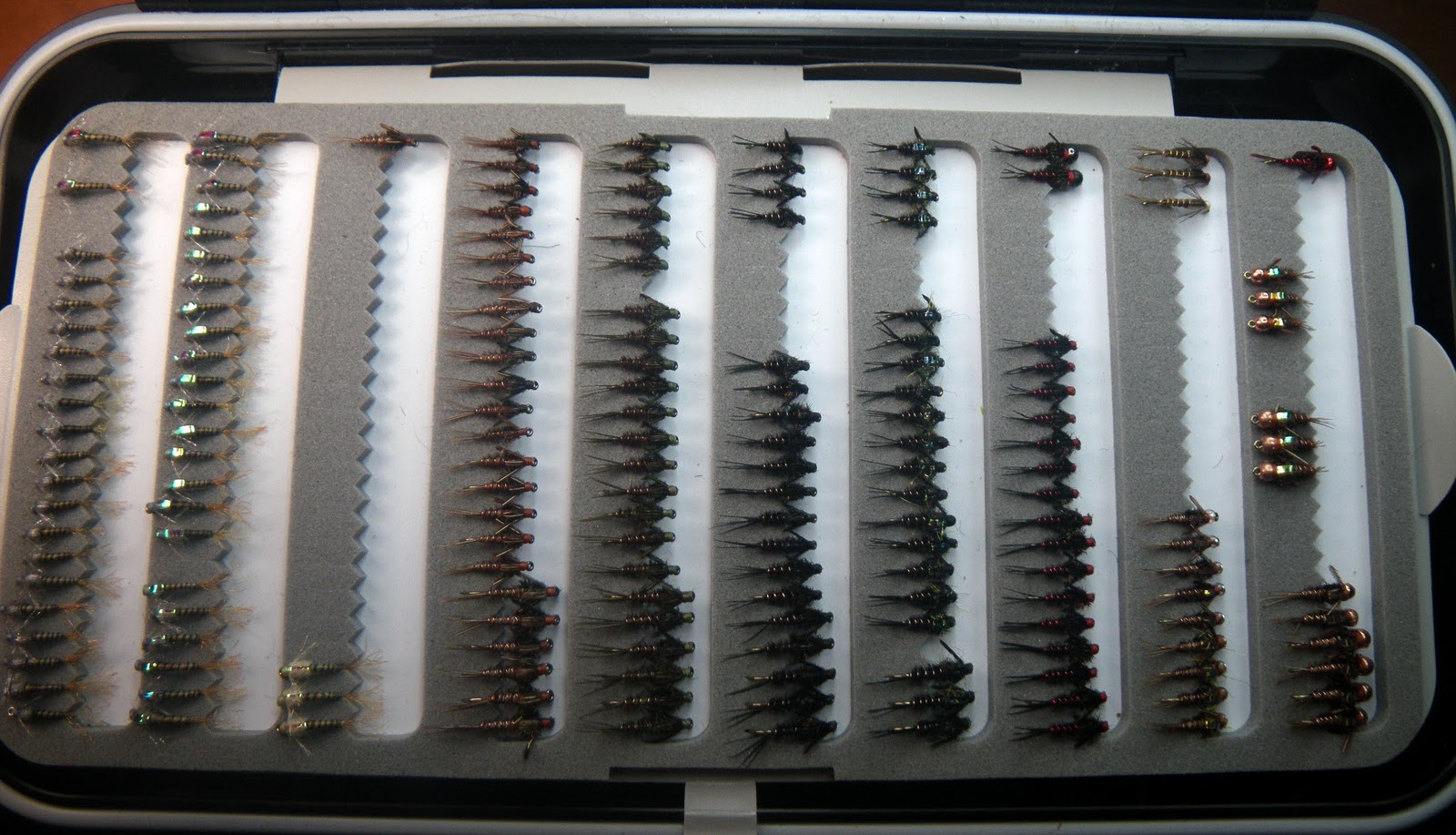 cp's fly fishing and fly tying: Fly Box Organization
