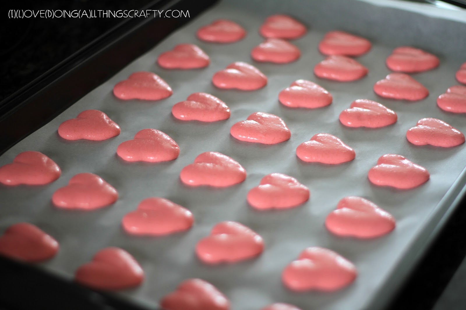 I Love Doing All Things Crafty: Heart Shaped Macaroons and Recipe for ...