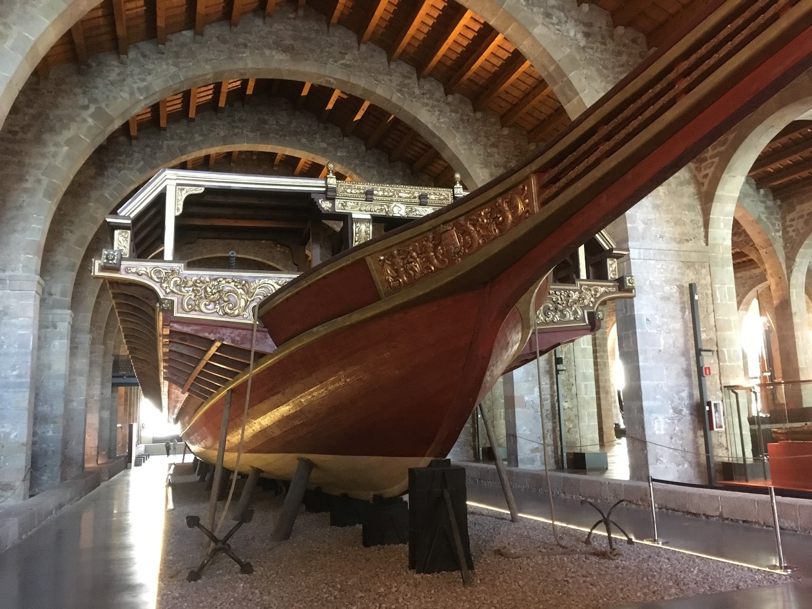 Orbis Catholicus Secundus: Royal Galley of Battle of Lepanto in Barcelona