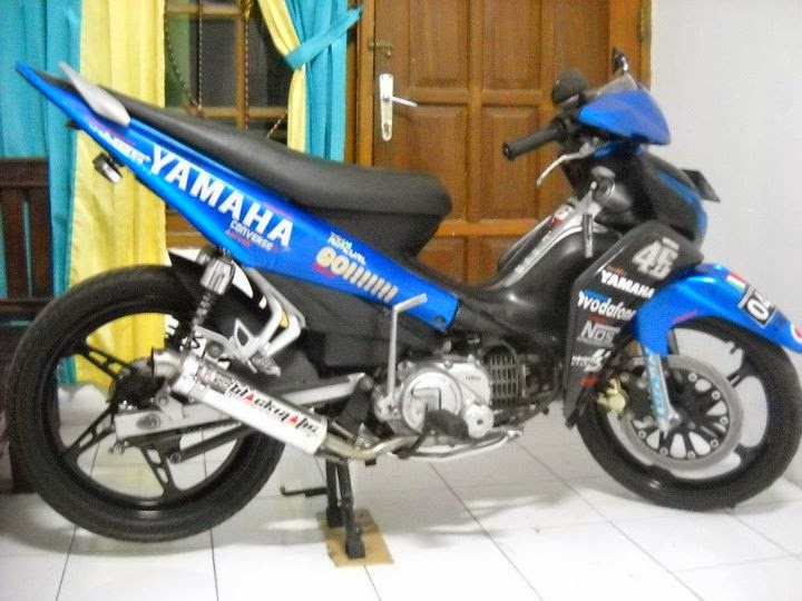 Modifikasi jupiter z1 terbaru racing drag velg jari jari standar ...